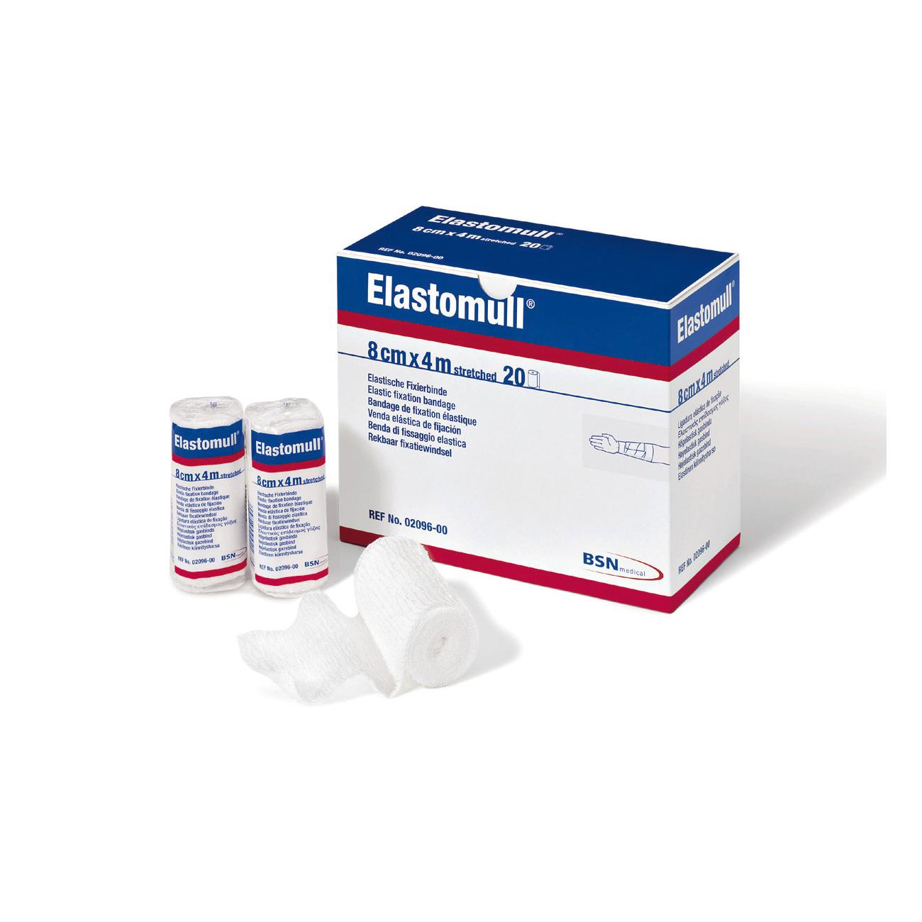 Elastomull 8 cm x 4 m gecellofaneerd (20 stuks) | ESE International